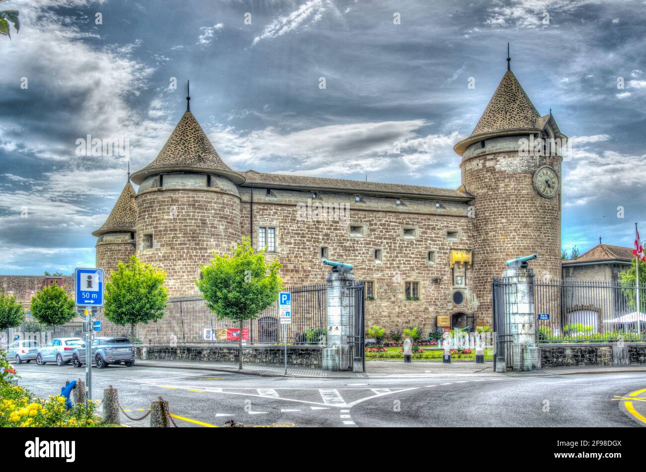 Morges castle Banque de photographies et d’images à haute résolution ...