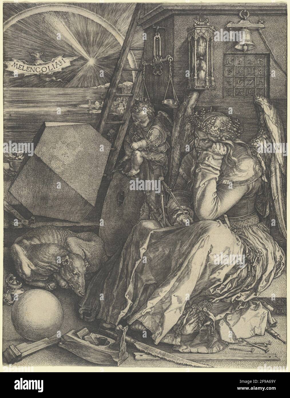 Albrecht durer melancholia engraving Banque de photographies et d ...