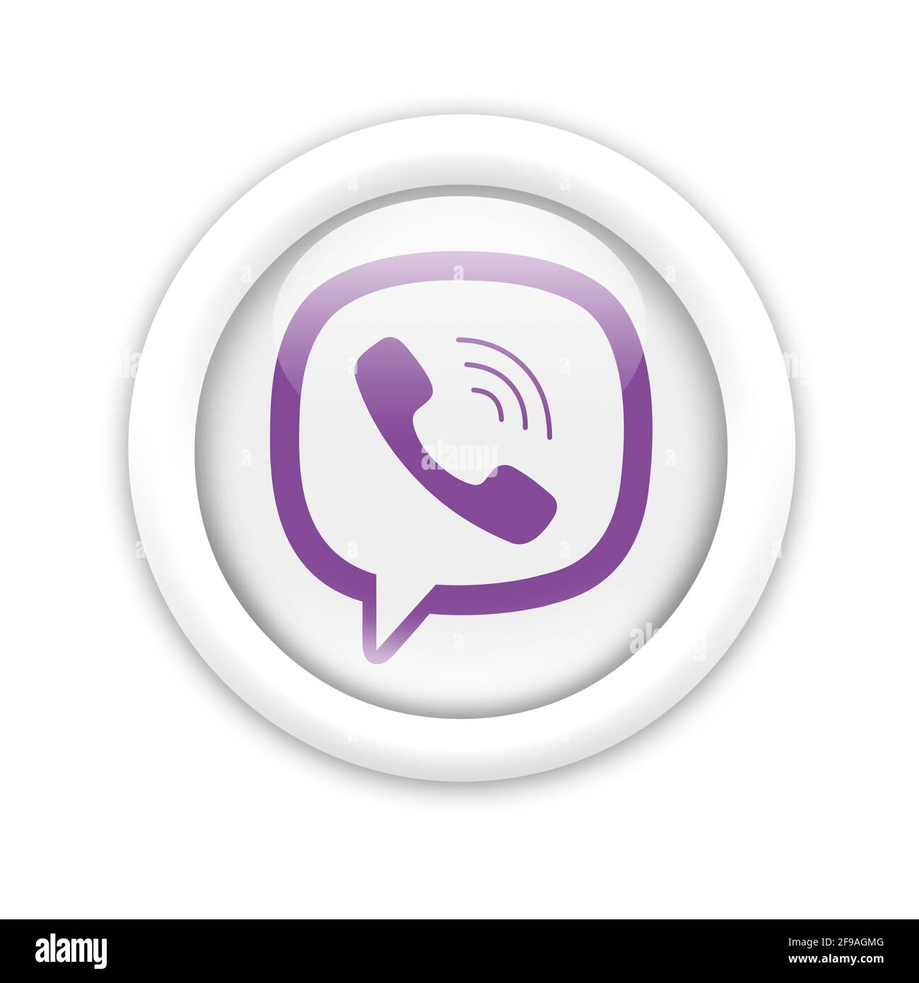 Logo viber Banque d'images détourées - Alamy