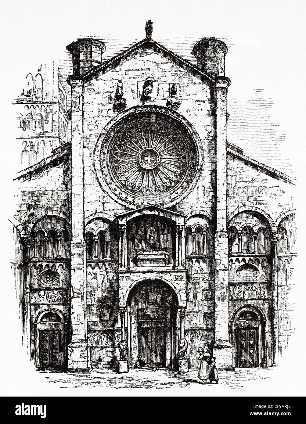 Basilique romane historique Banque d'images détourées - Alamy