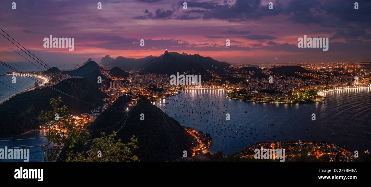 Rio de janeiro sunset Banque de photographies et d’images à haute ...