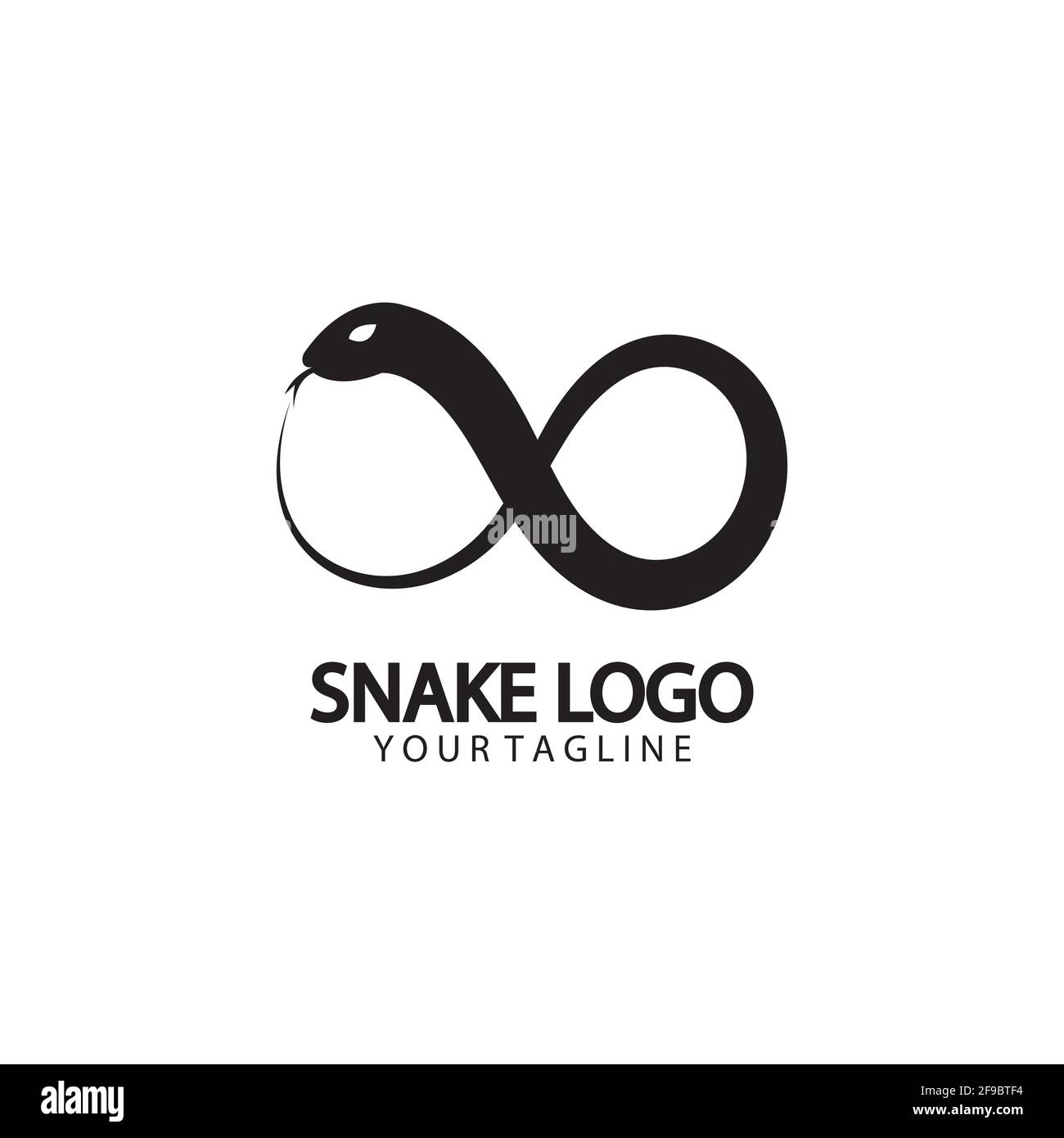 Modèle de logo serpent. Illustration vectorielle Image Vectorielle ...