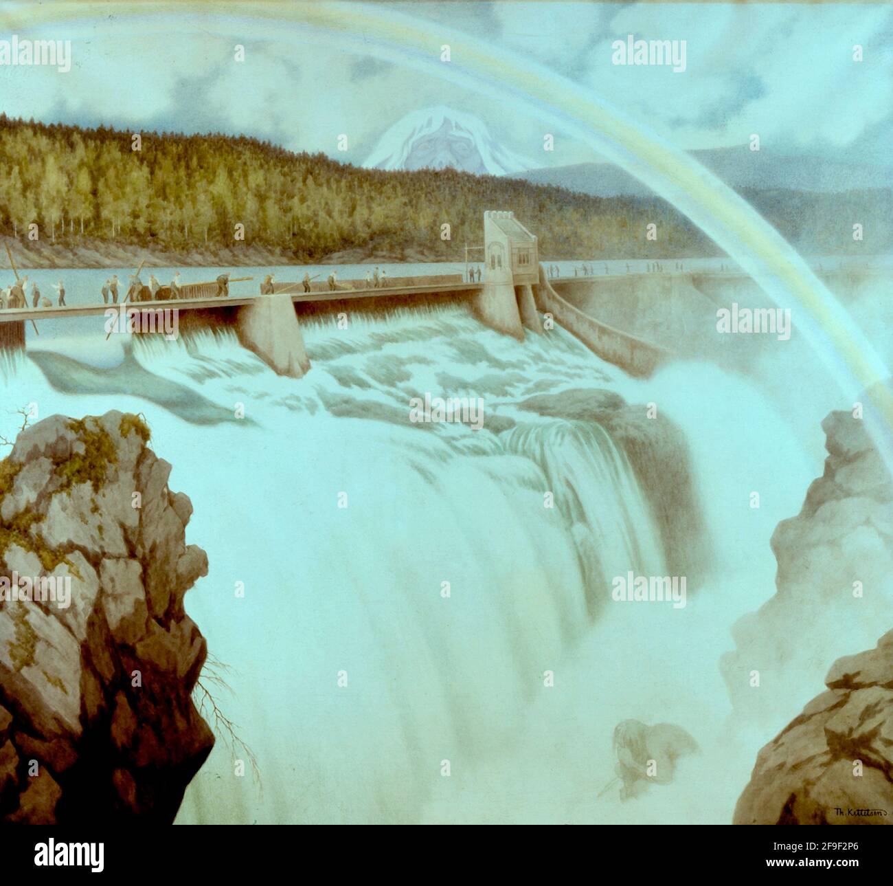 Le barrage au lac de cloum Banque de photographies et d’images à haute ...