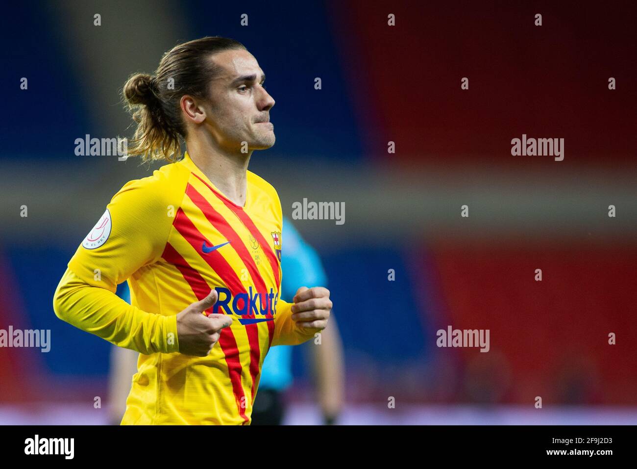 Antoine Griezmann de Barcelone pendant la coupe d'Espagne, Copa Del Rey ...