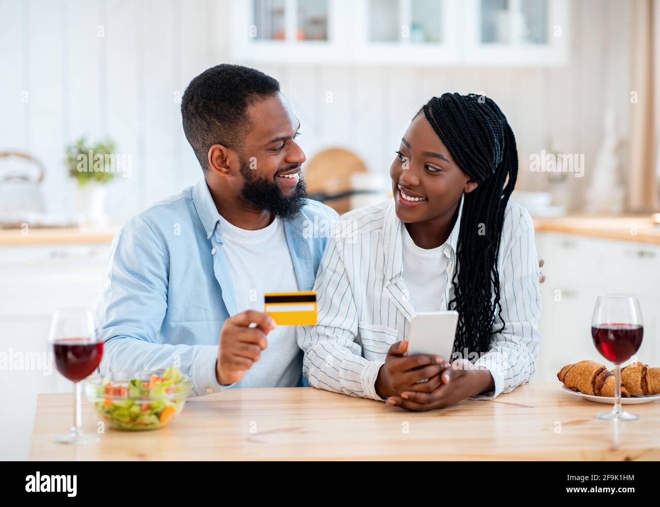 Commander de la nourriture en ligne Banque de photographies et d’images ...