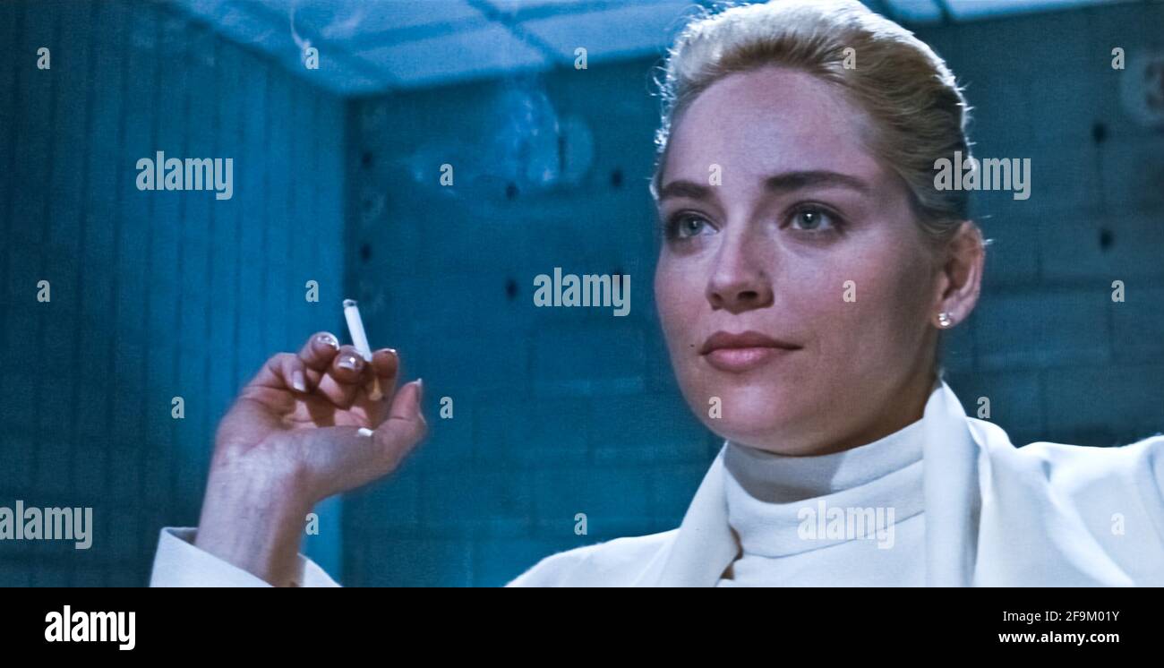 USA.Sharon Stone dans une scène de (C)TriStar Pictures film: Basic ...