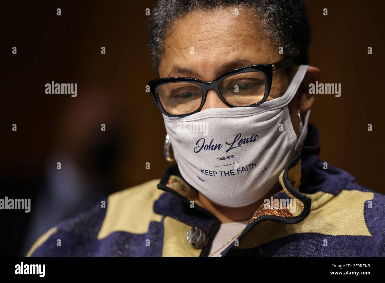 WASHINGTON, DC - 20 AVRIL : Marcia Fudge, secrétaire au logement et au ...