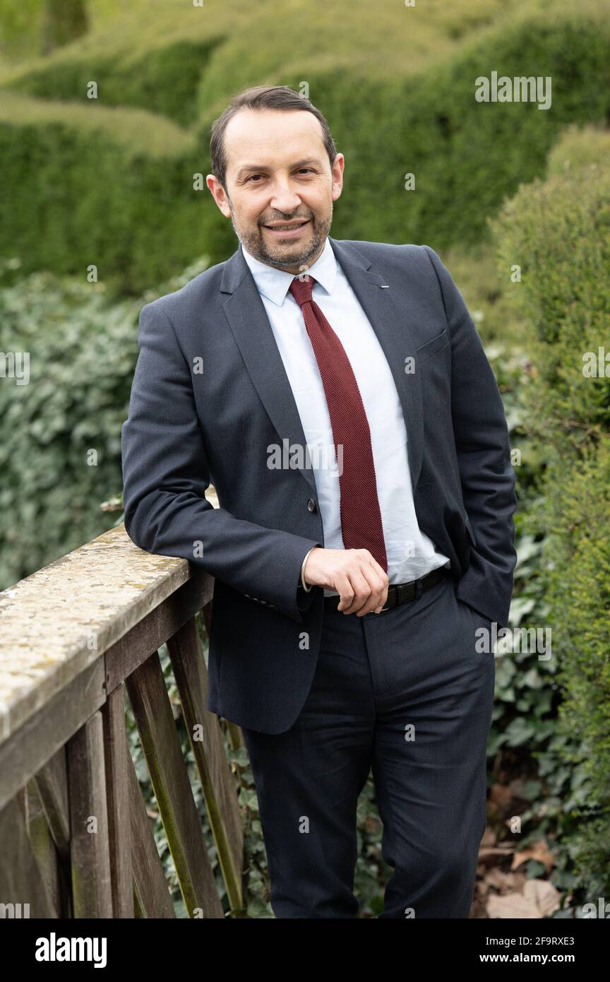 Député du groupe rassemblement National, Sébastien Chenu pose lors d ...