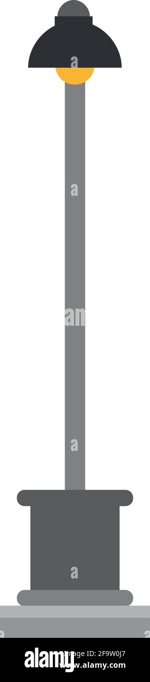 Illustration d'un joli vecteur de dessin animé d'un lampadaire Image ...