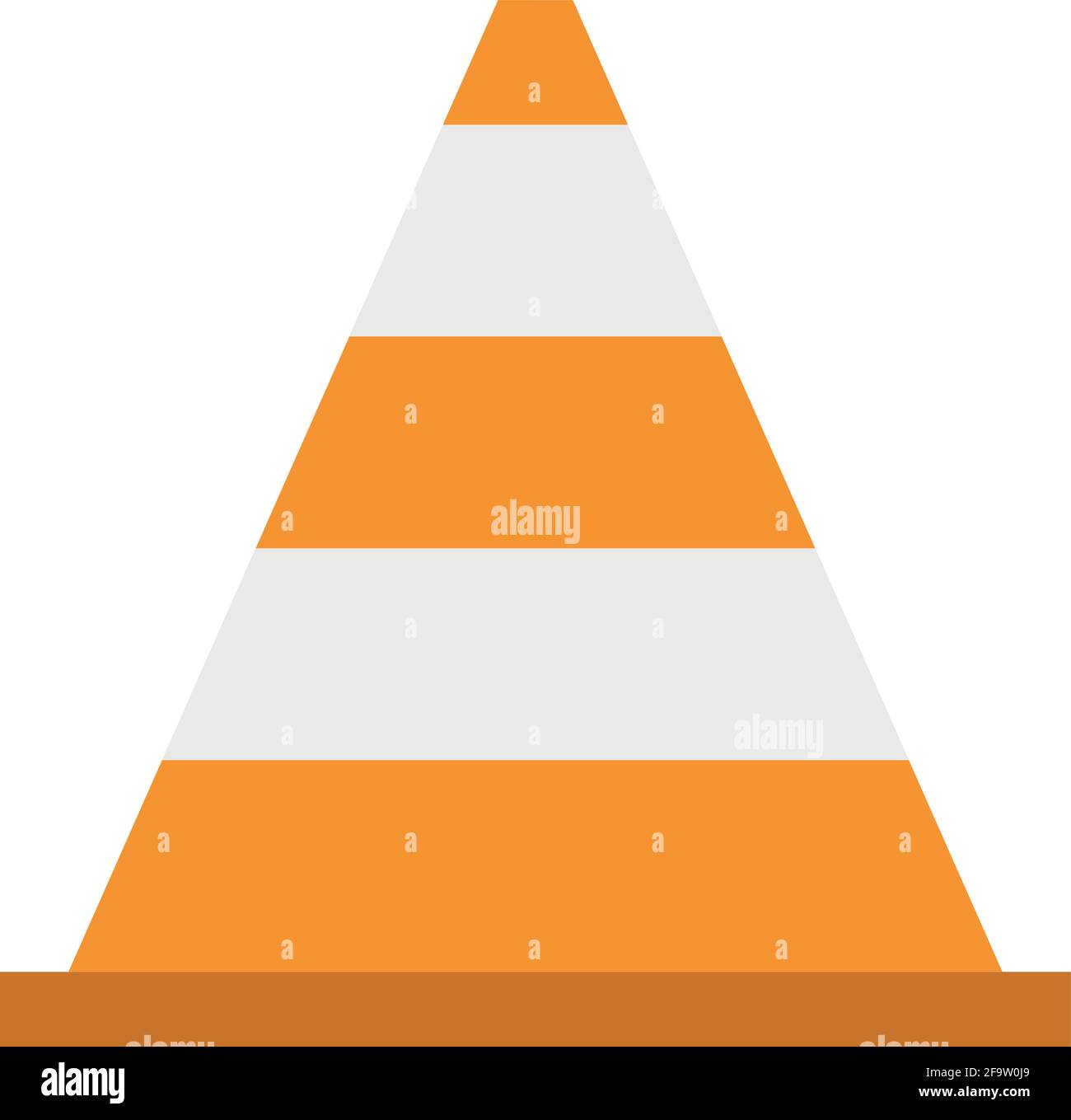 Cartoon cone vector illustration Banque d'images vectorielles - Alamy