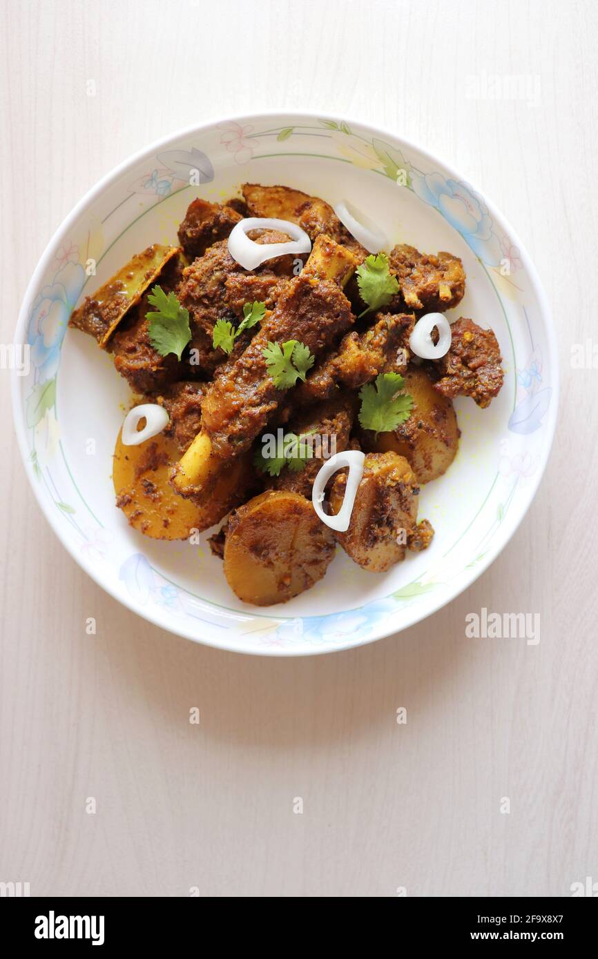 Recipe mutton roast Banque de photographies et d’images à haute ...