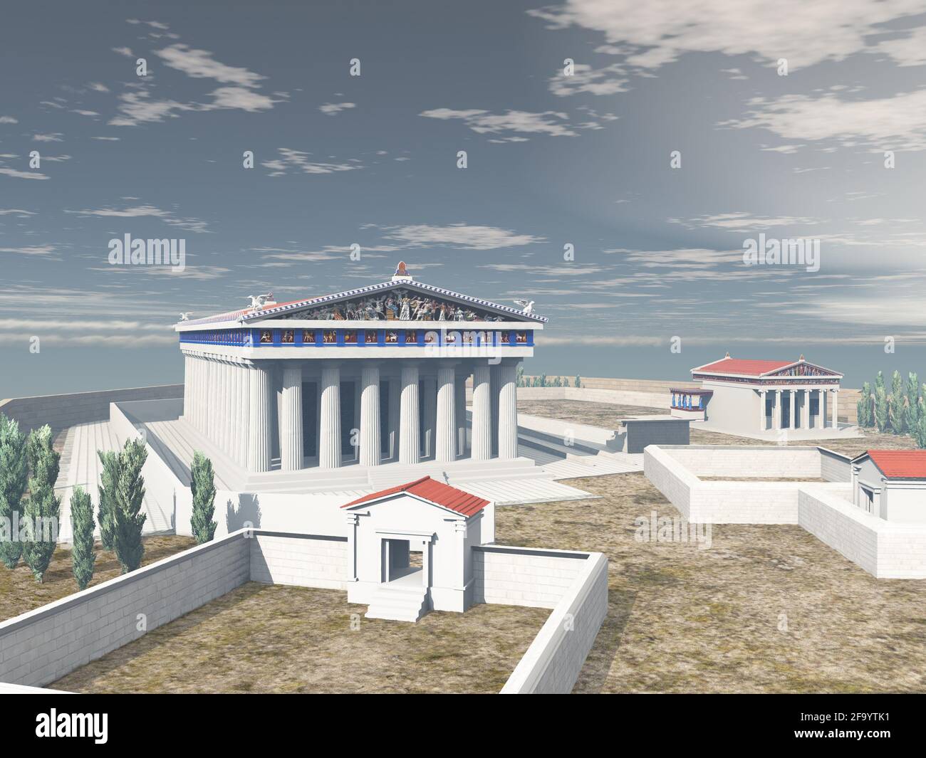 Acropole athenes reconstitution Banque de photographies et d’images à ...