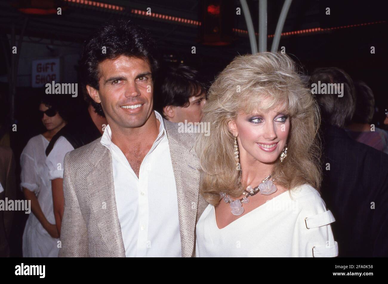 Morgan Fairchild et Craig Denault Circa années 80 crédit : Ralph ...