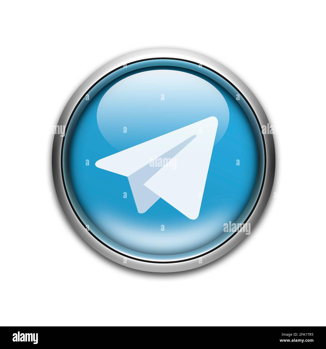 Telegram logo Banque de photographies et d’images à haute résolution ...