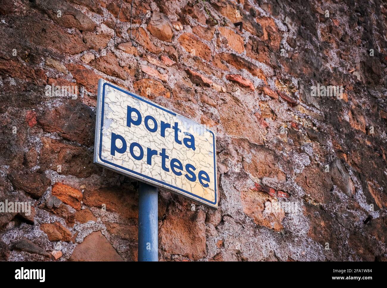 Porta Portese Gate Banque d'image et photos - Alamy