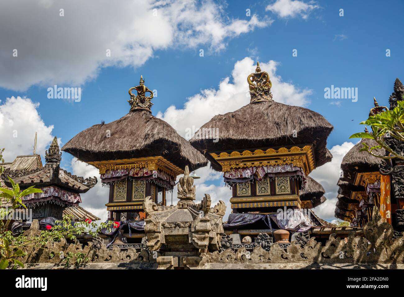 Rues de DESA Penglipuran, village traditionnel de Bangli Regency, Bali ...