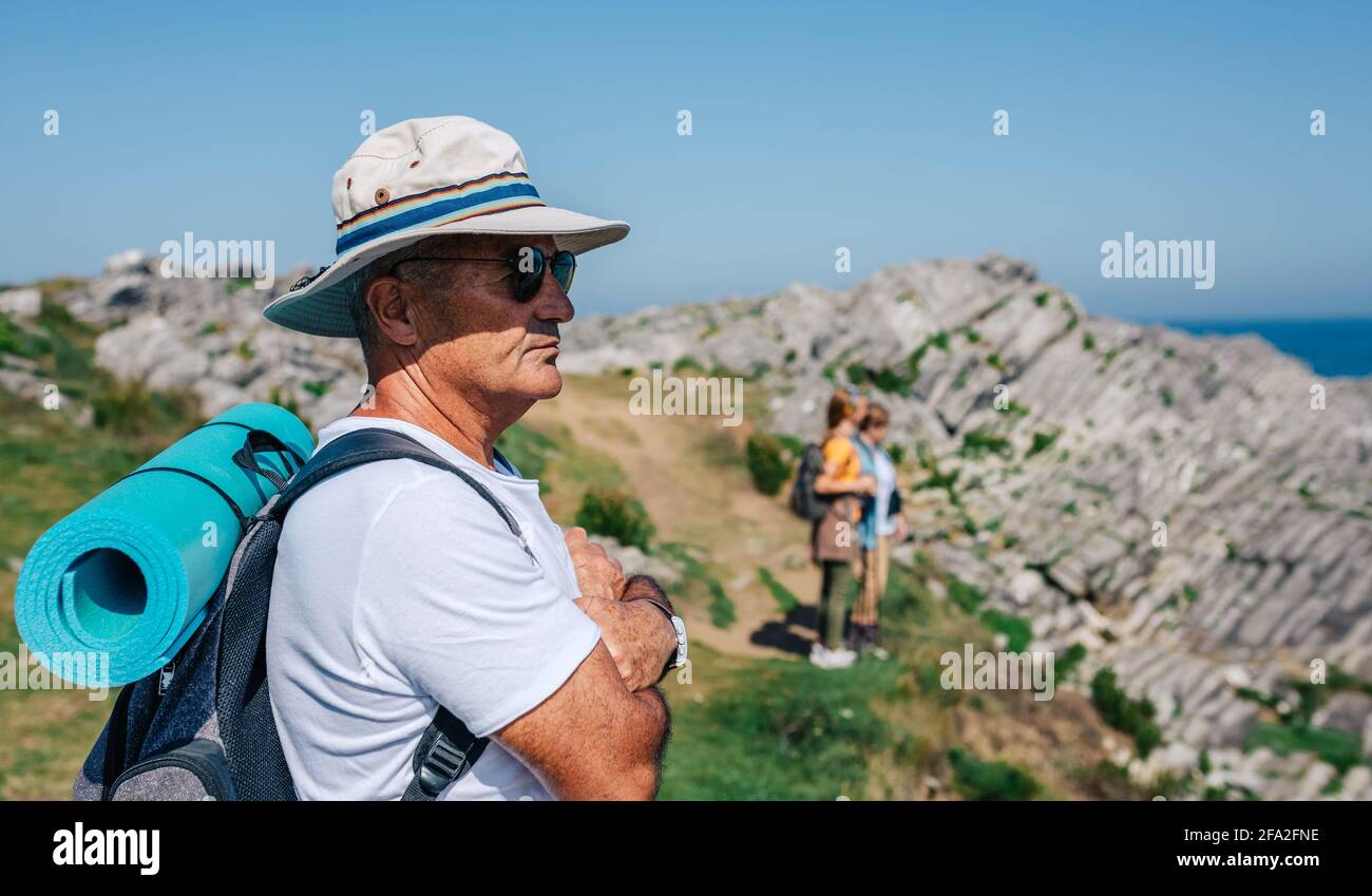 Randonneurs profil Banque de photographies et d’images à haute ...