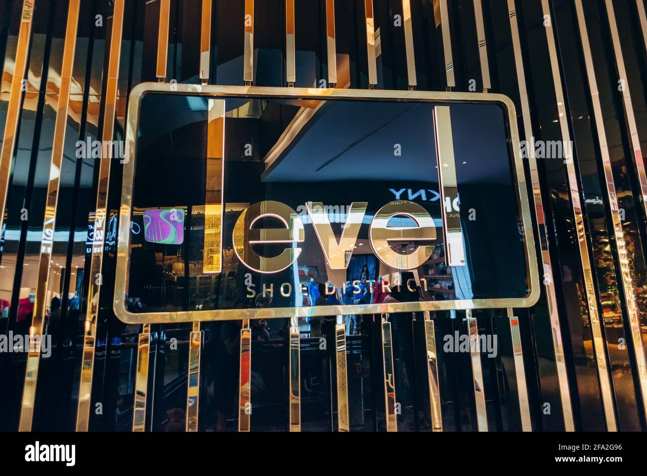 Dubaï, Émirats arabes Unis - 30 mai 2013. Logo de la boutique de luxe ...