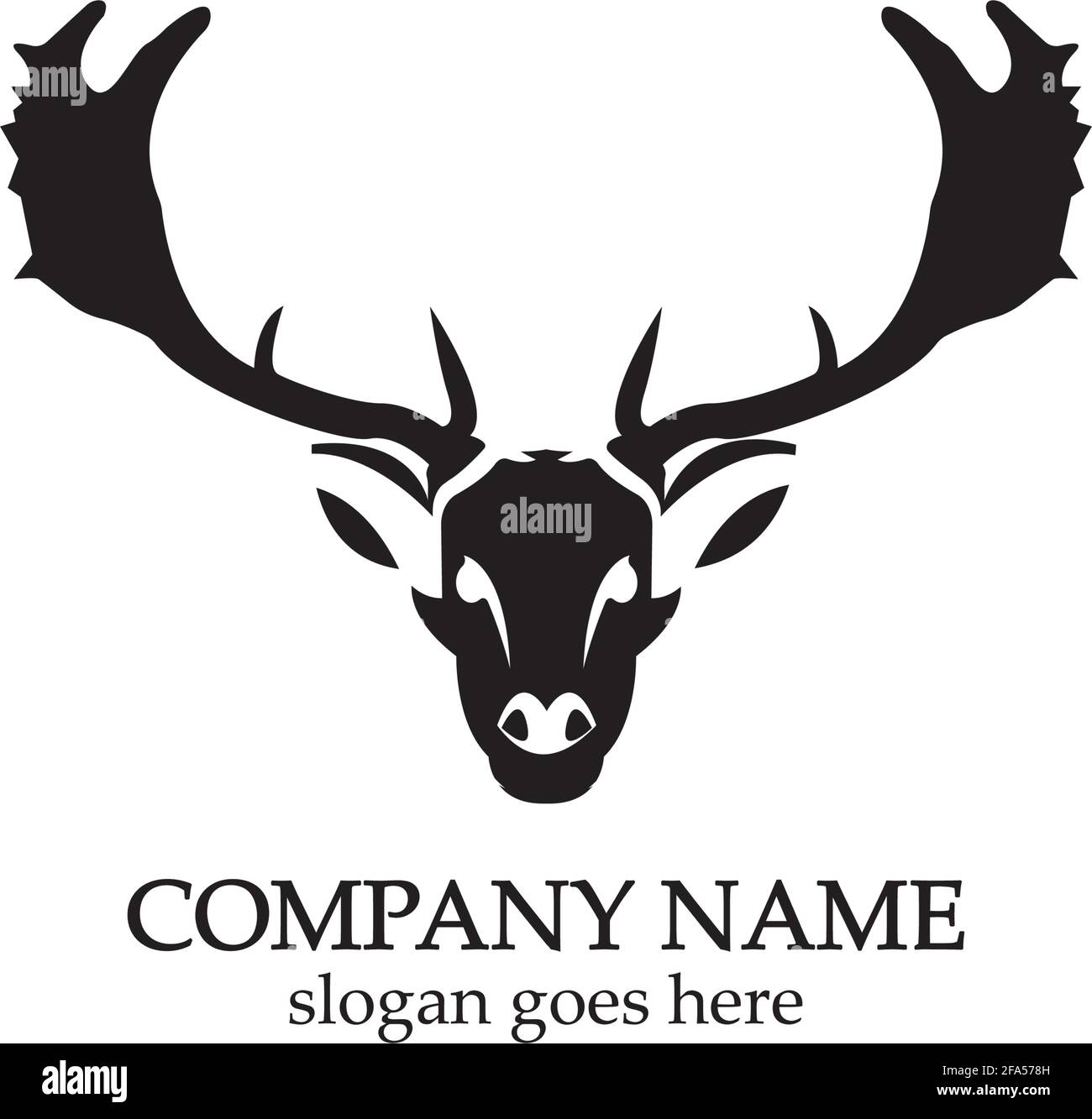 Logo De Chasse Chevreuil Banque d'images vectorielles - Page 3 - Alamy