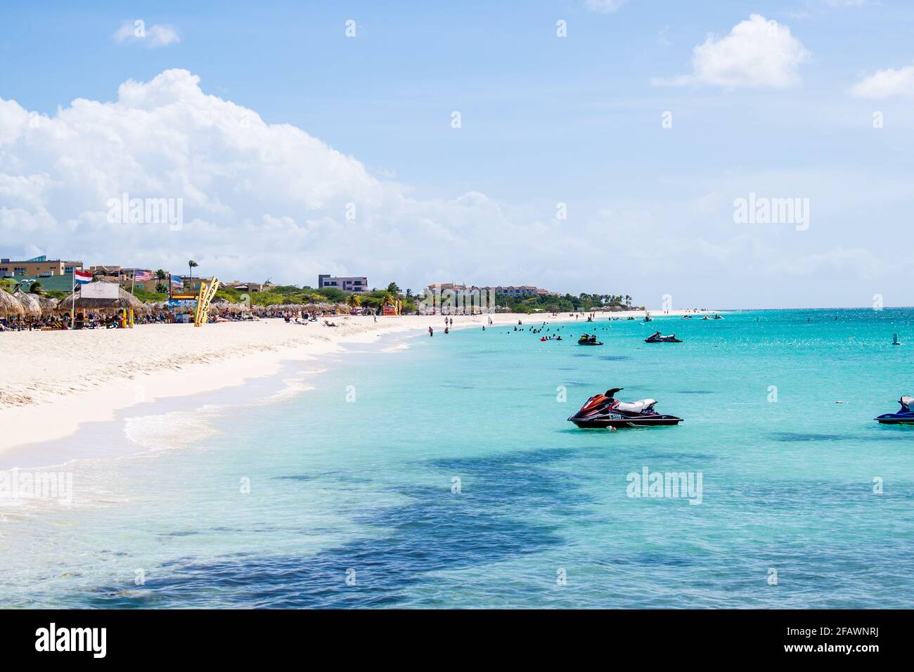 Île Dutch Caribean Aruba connue pour ses plages blanches et ses ...