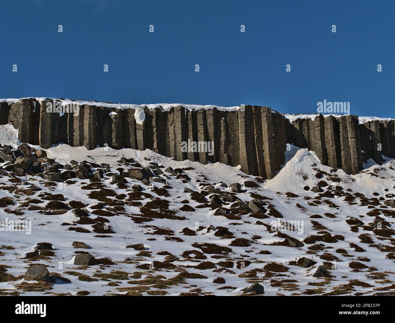 Colonnes de colonne de basalte volcanique Banque de photographies et d ...