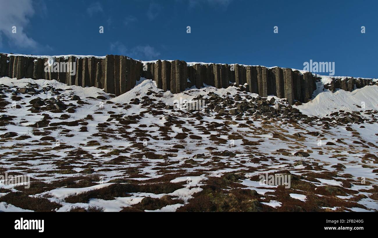 Colonnes de colonne de basalte volcanique Banque de photographies et d ...
