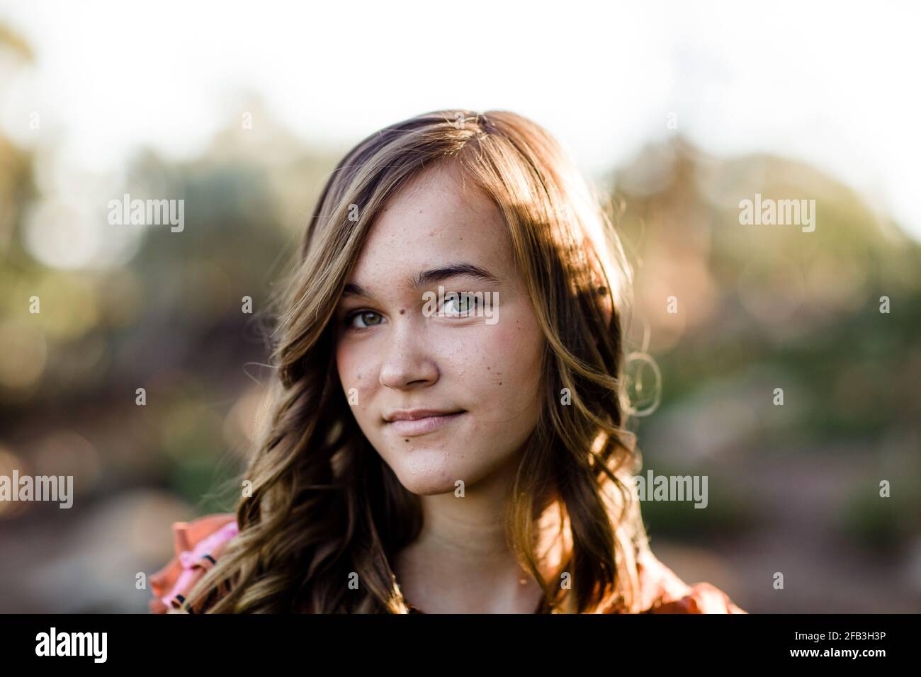 Portrait de jeune fille de 14 ans Banque de photographies et d’images à haute résolution - Alamy