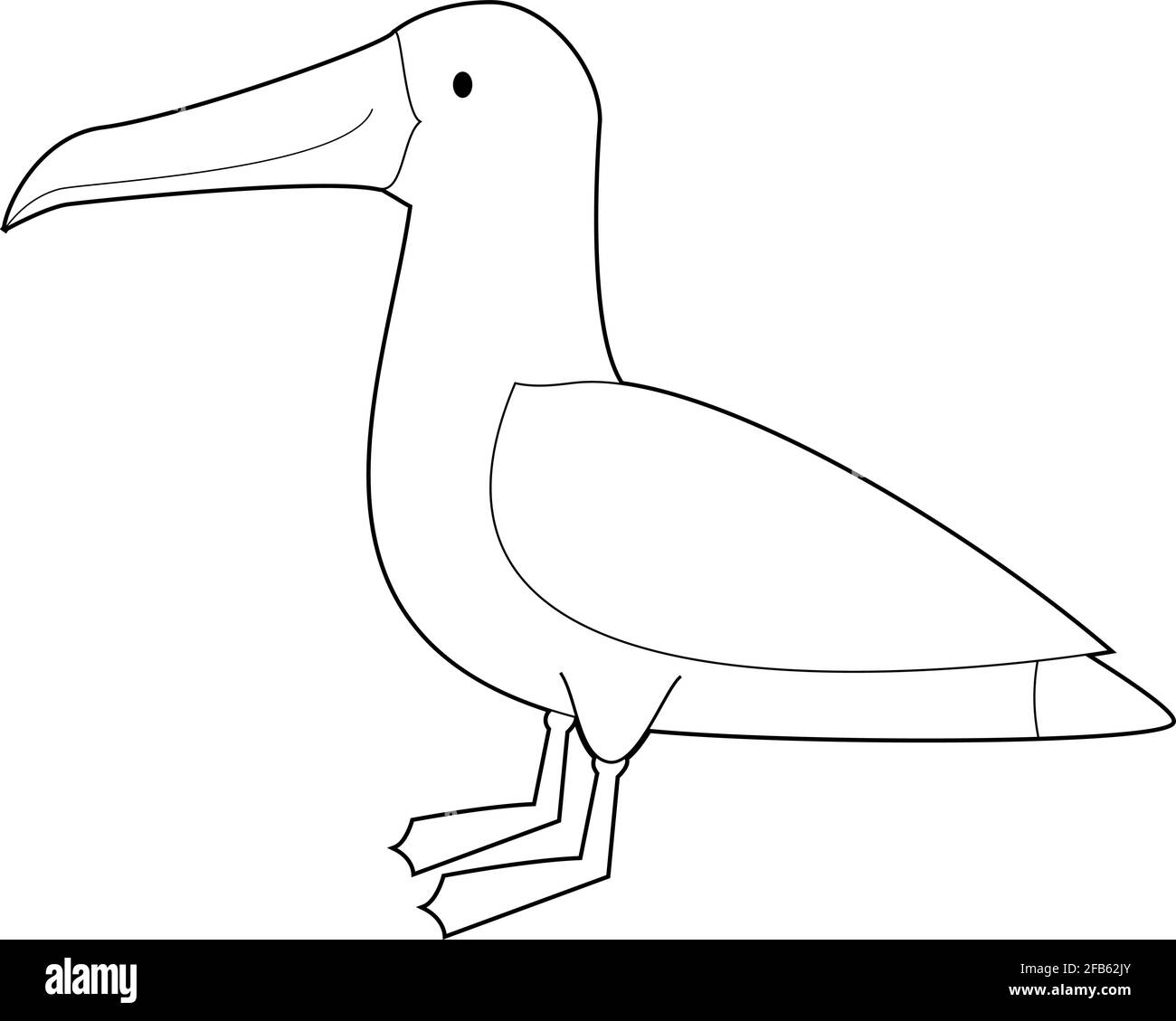 Dessins de coloriage facile des animaux pour les petits enfants ...