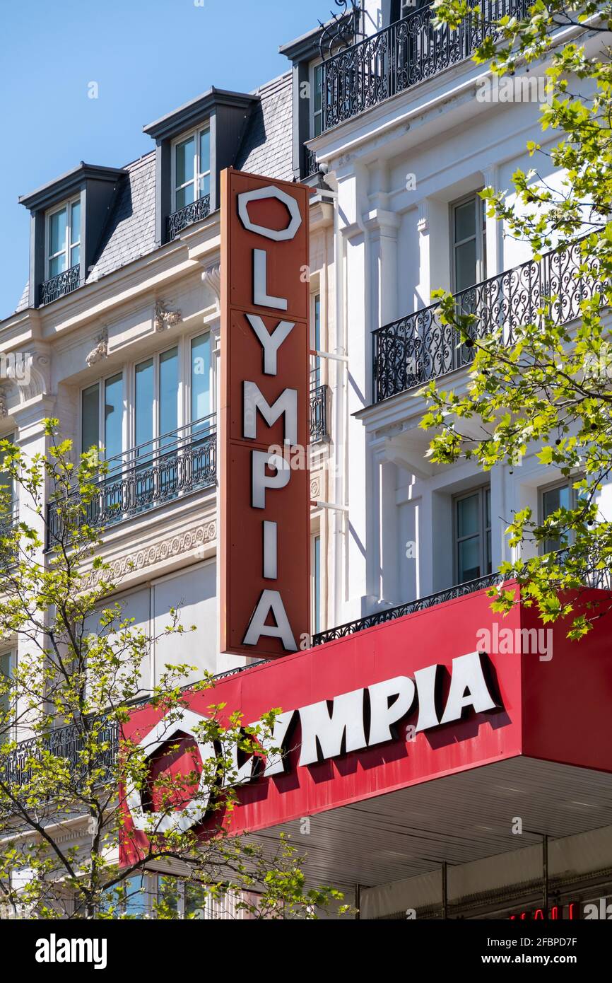 Paris olympia hall Banque de photographies et d’images à haute ...