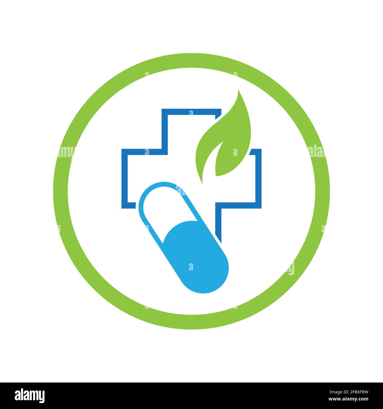 modèle de conception d'illustrations pour les logos de médecine ...