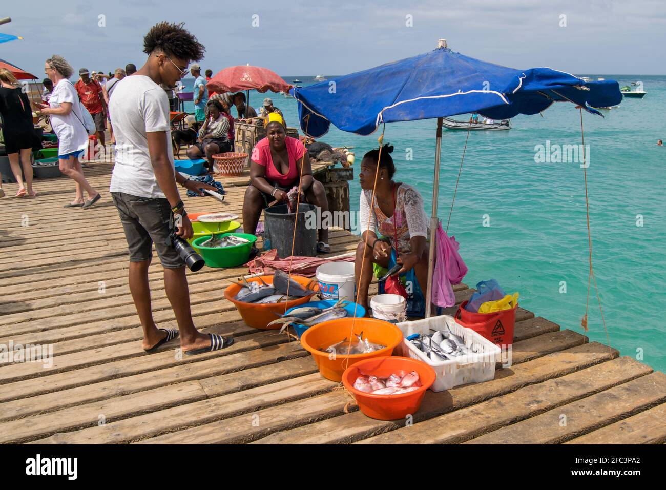 Ponton de cabo verde ilha do sal Banque de photographies et d’images à ...