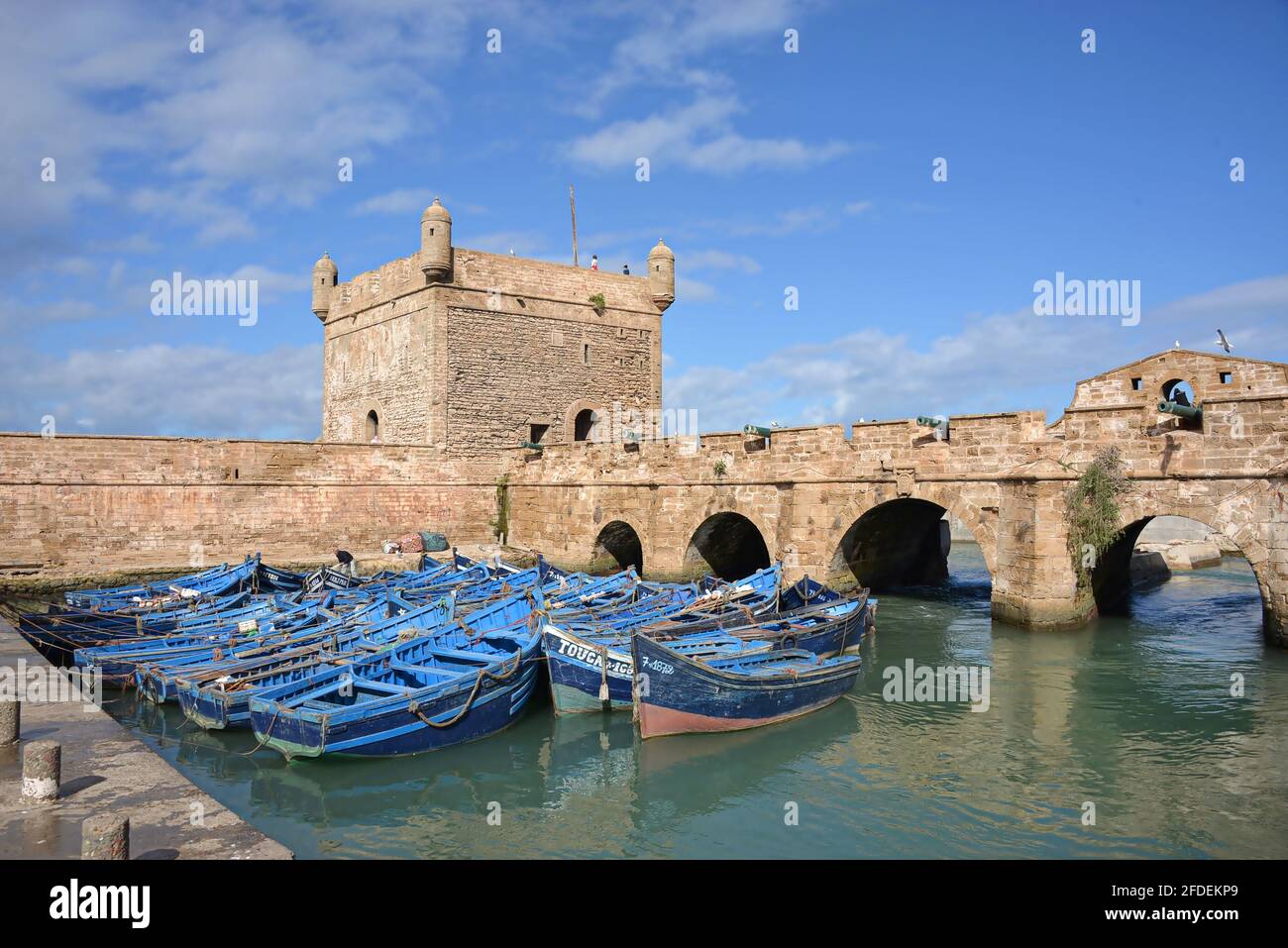 PORT MAROC-ESSAOUIRA et ville balnéaire sur la côte atlantique, sa ...