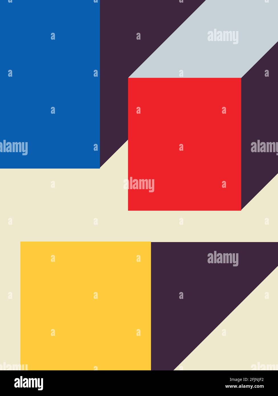 Jaune rouge bleu kandinsky Banque de photographies et d’images à haute ...