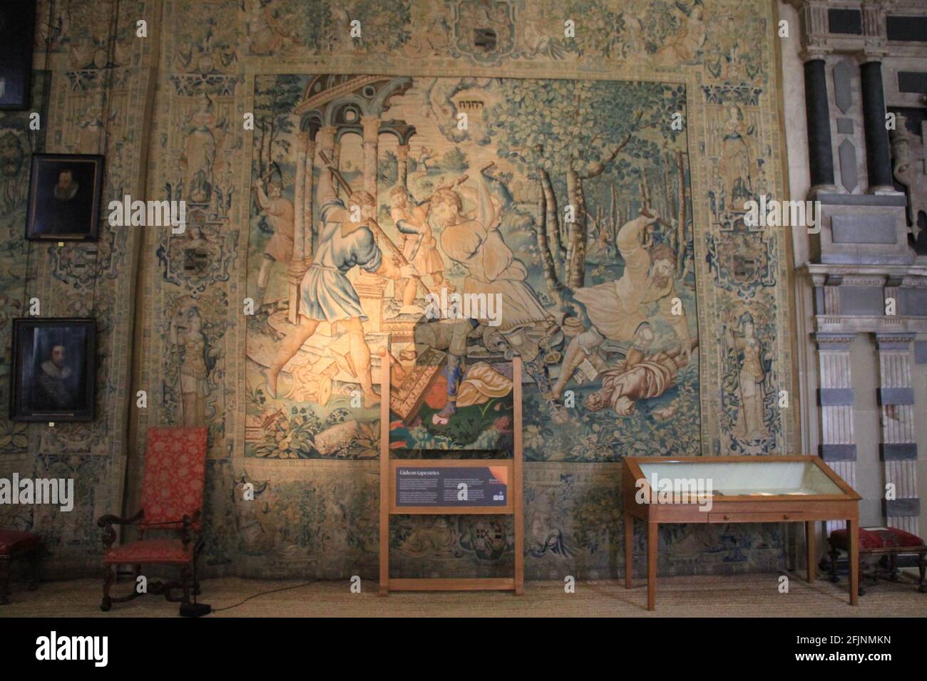 Hardwick Hall Interior Banque d'image et photos - Alamy