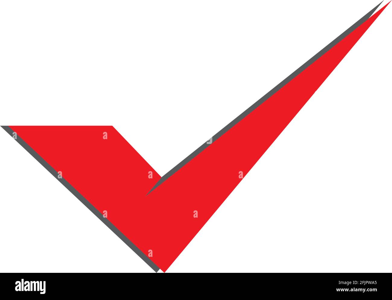 cocher le symbole et le logo Image Vectorielle Stock - Alamy