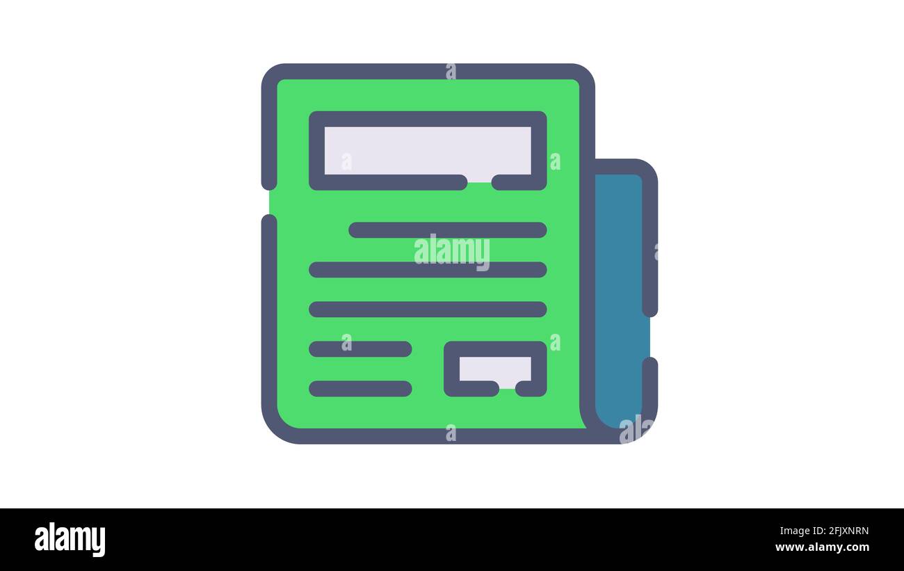 magazine de journaux titre unique icône isolée avec unique icône isolée ...