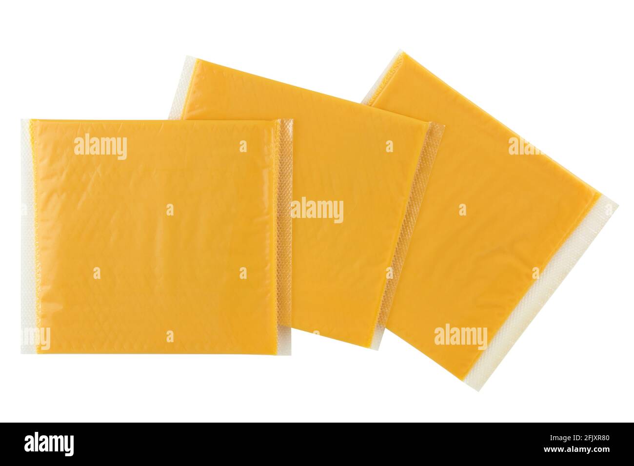 Tranches de fromage fumé fondu au barbecue, une seule tranche ...