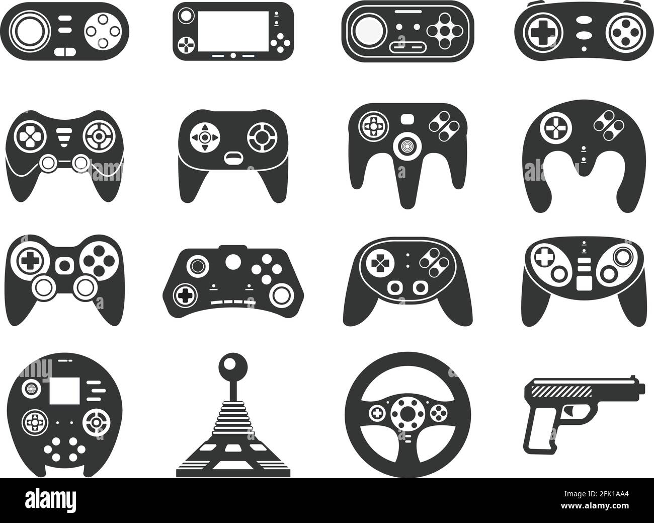 Handheld consoles Banque d'images vectorielles - Alamy