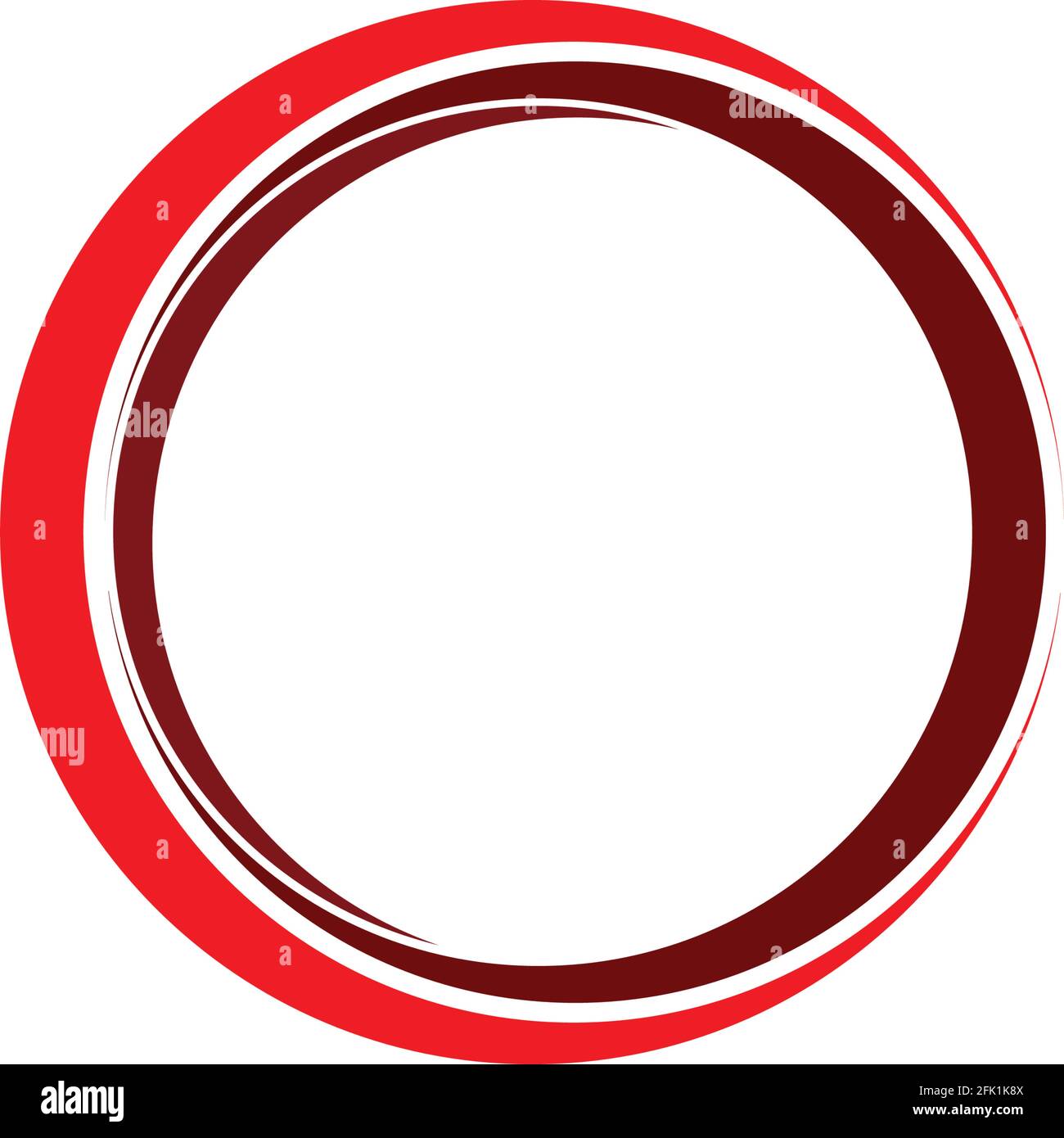 Modèle de symbole et de logo circulaire ILLUSTRATION vectorielle Image ...