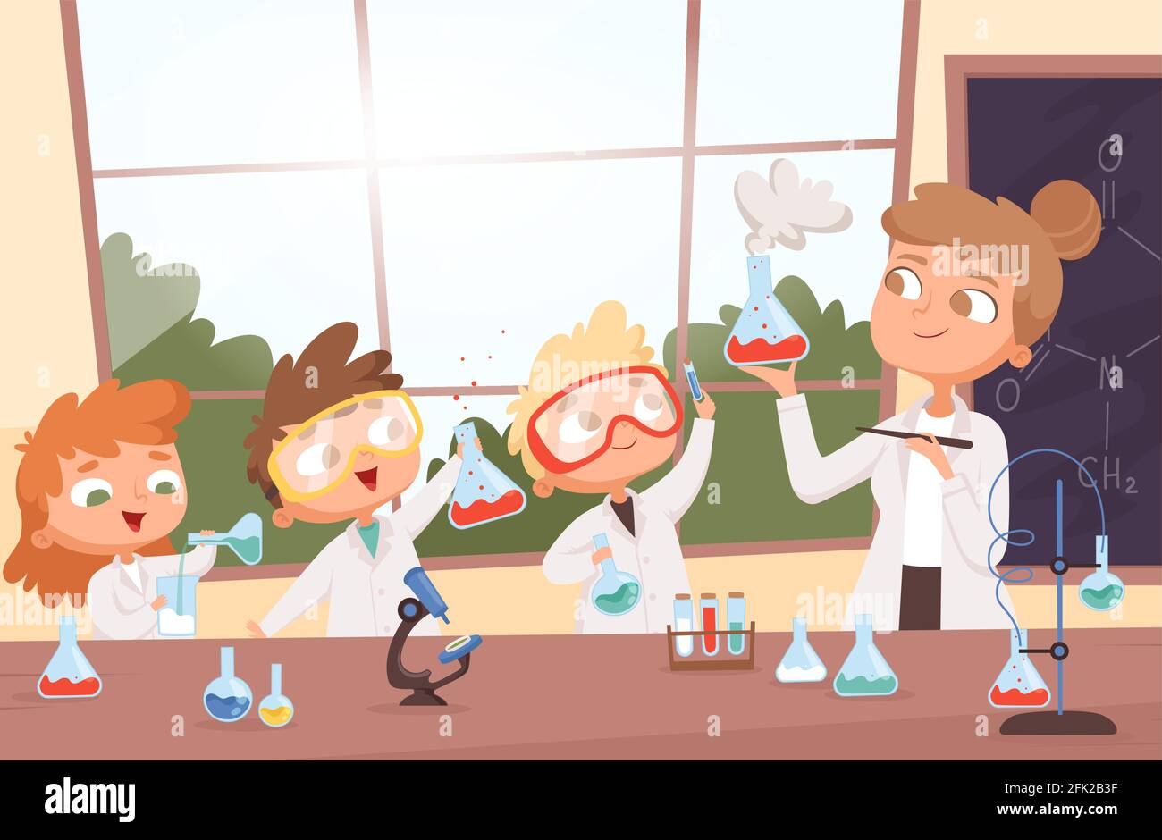 Caricature de la science Banque de photographies et d’images à haute ...