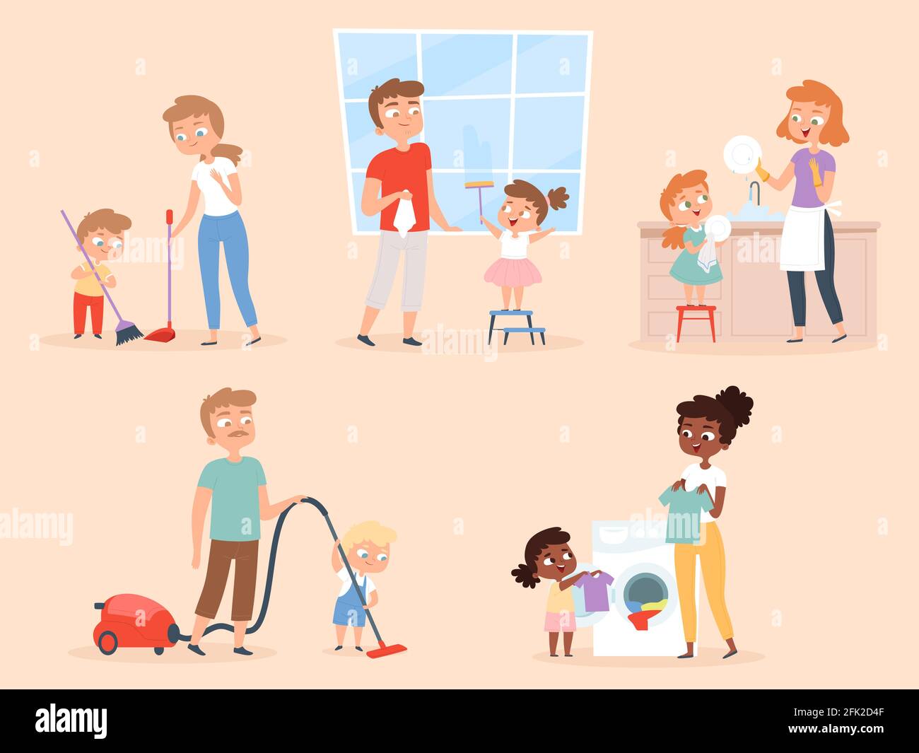 Travaux ménagers pour enfants. Les enfants aident les parents à ... Travaux ménagers pour enfants. Les enfants aident les parents à ...