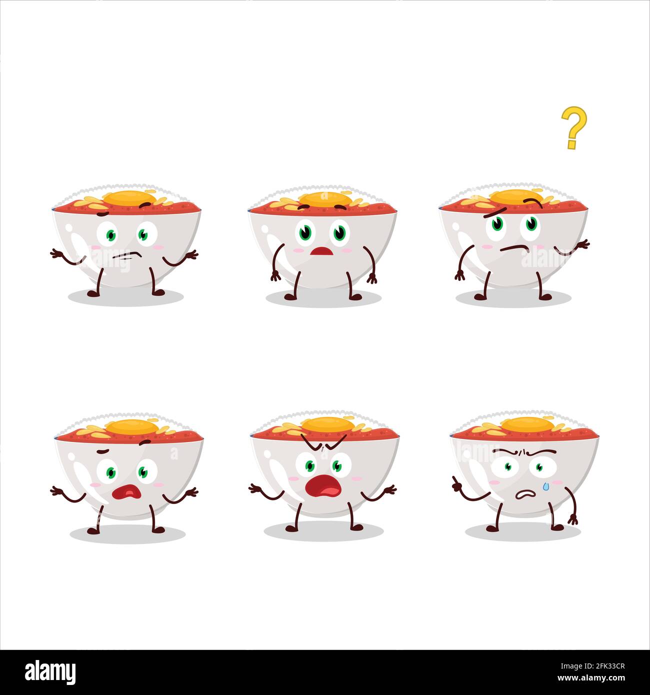 Personnage de dessin animé de gyudon avec quelle expression ...