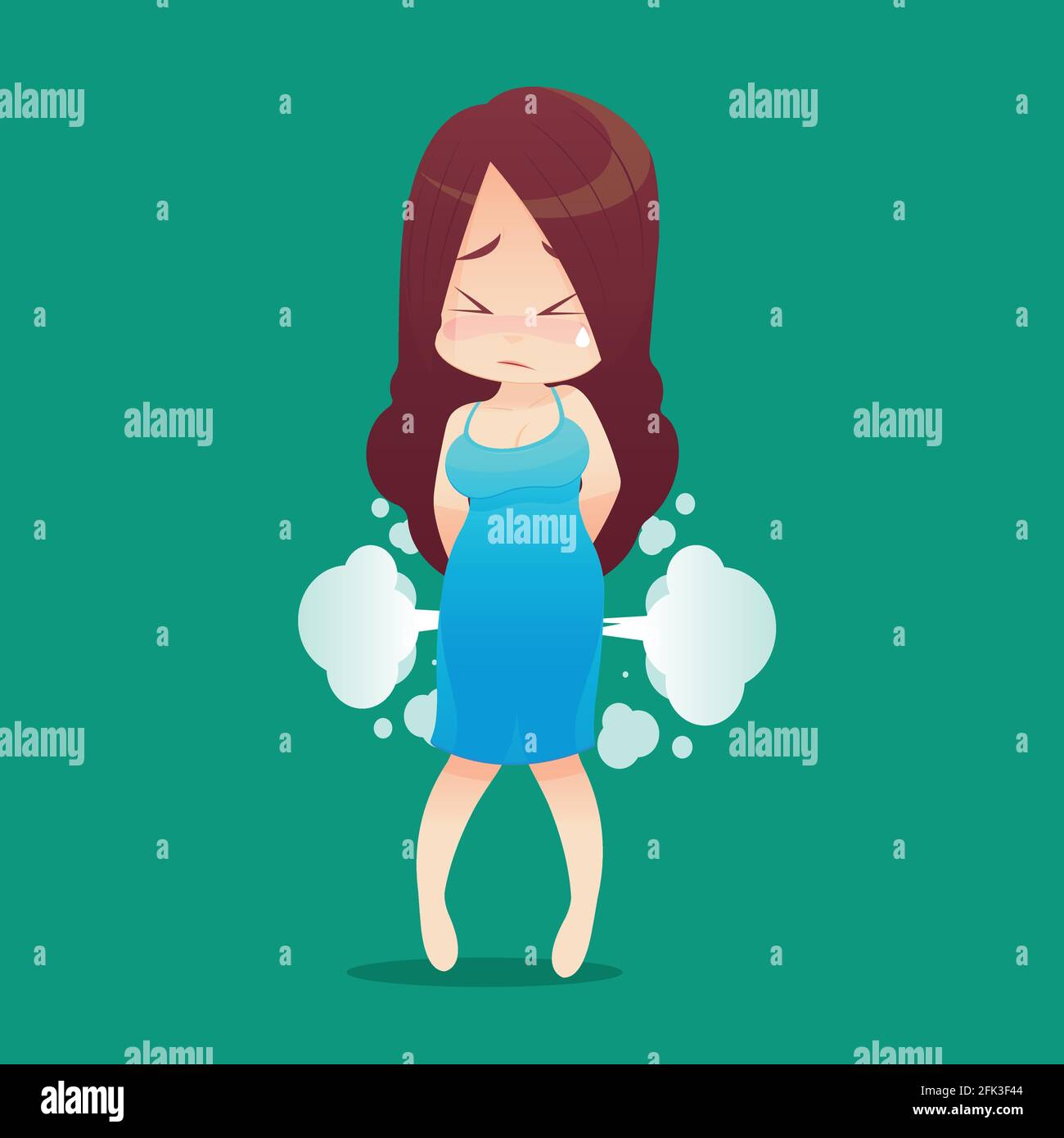 Intoxication alimentaire Banque d'images vectorielles - Alamy