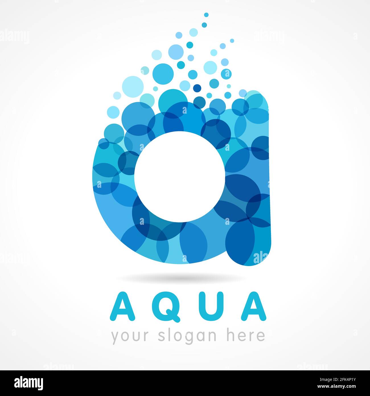 Logo un rond bleu Banque de photographies et d’images à haute ...