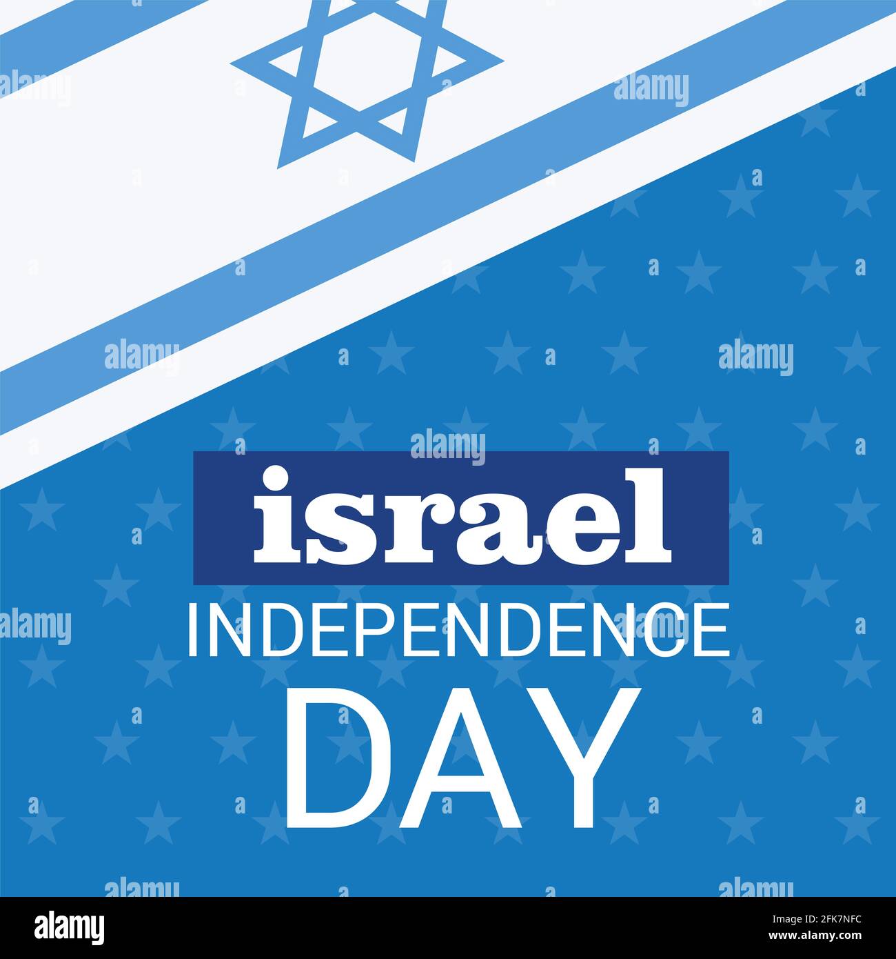 Happy israel independence day greeting Banque de photographies et d ...
