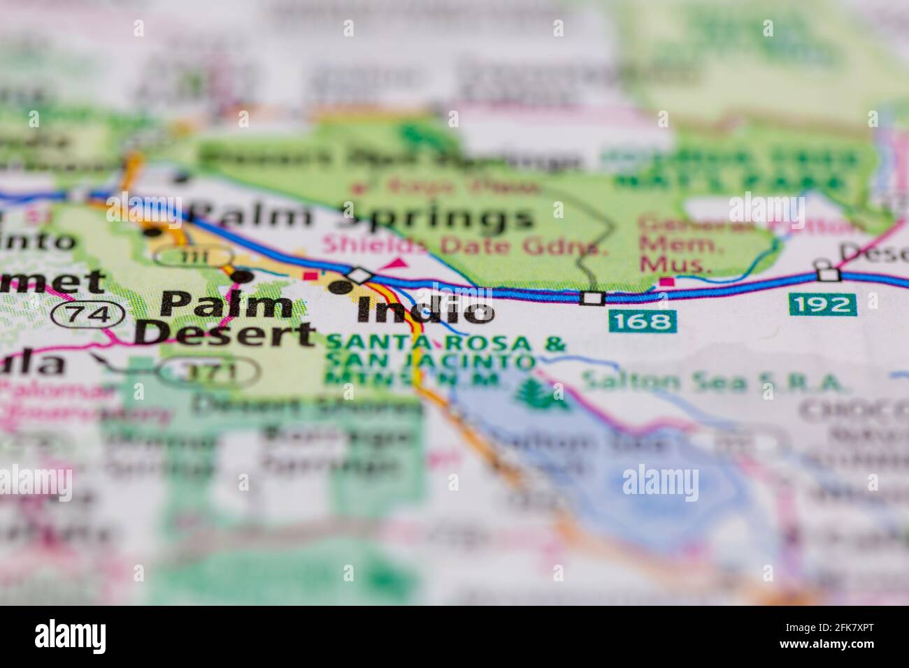 Indio sur une carte Banque de photographies et d’images à haute ...