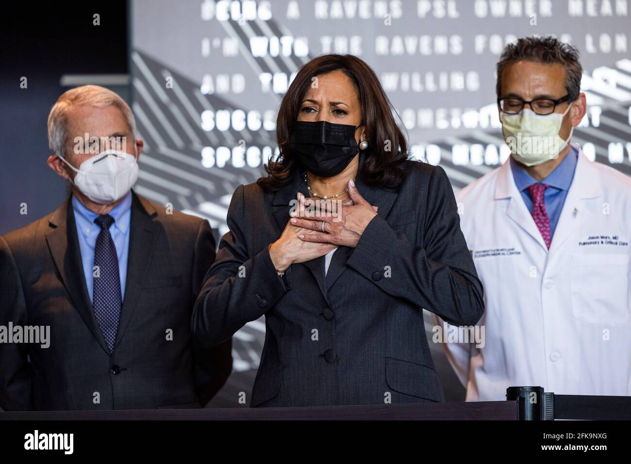 Baltimore, États-Unis d'Amérique. 29 avril 2021. Le vice-président des ...