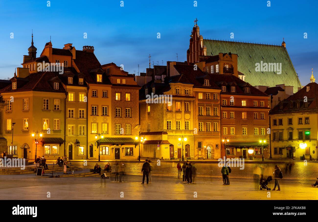 Panorama De La Vieille Ville De Varsovie Banque d'image et photos - Alamy