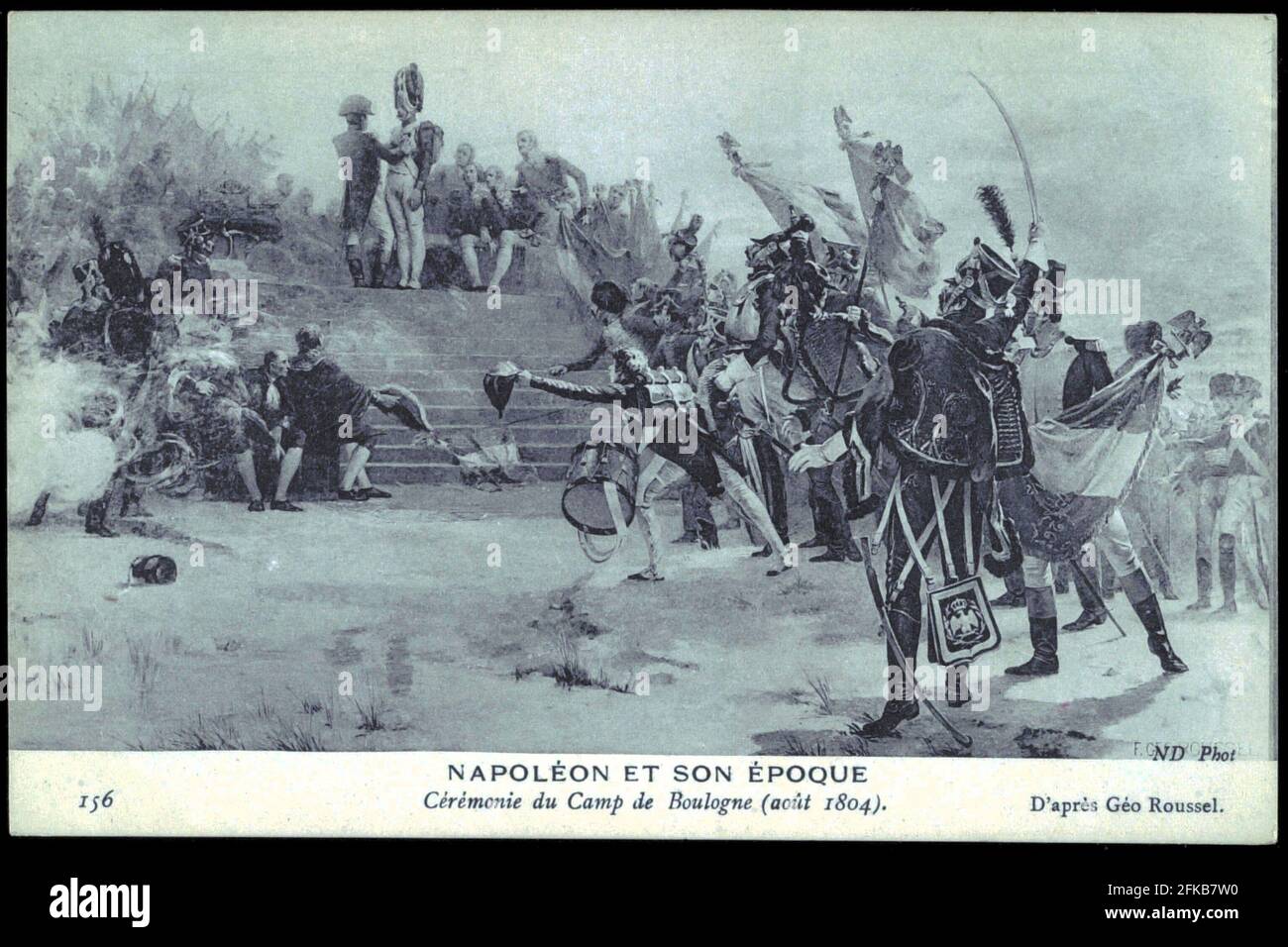 Napoléon Bonaparte. Cérémonie du Camp de Boulogne. Août 1804 Paris ...