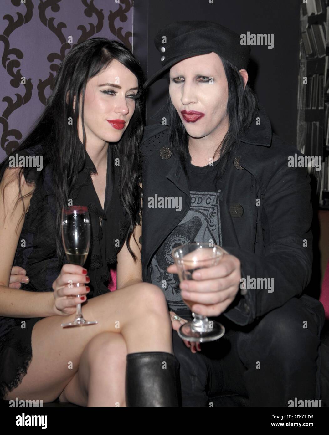 Marilyn Manson And Evan Rachel Wood Banque d'image et photos - Alamy